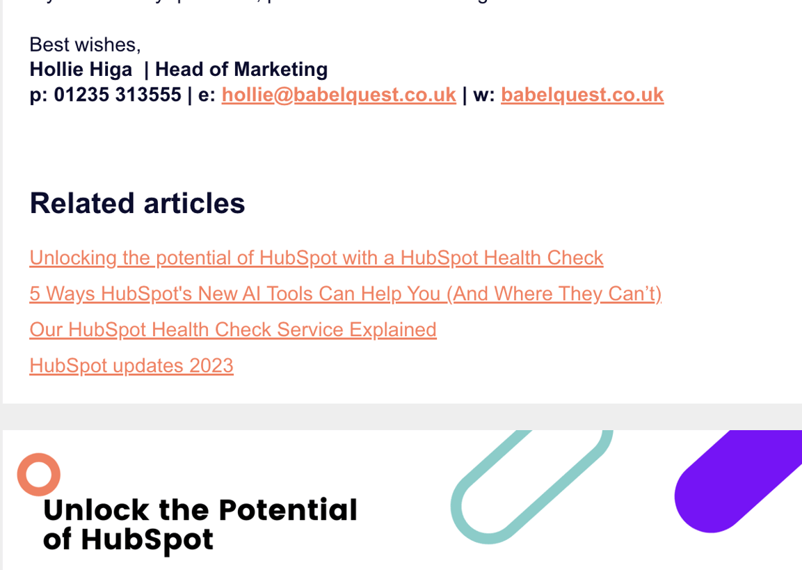 HubSpot Email: How to use 'Related Content' Modules with smart content