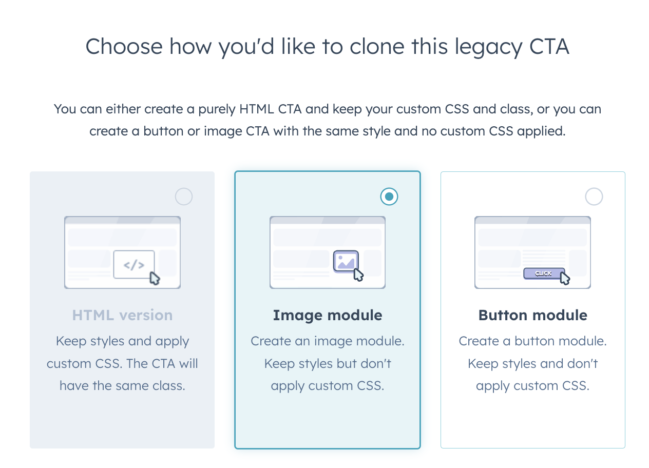 HubSpot CTA's: How to migrate your legacy CTAs
