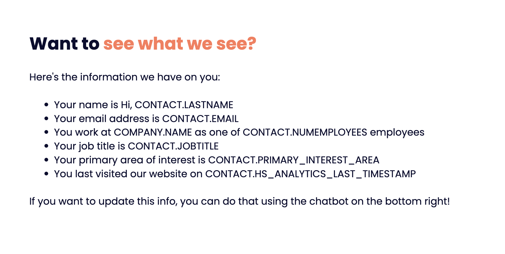 HubSpot Landing Pages: Creating personalised landing pages