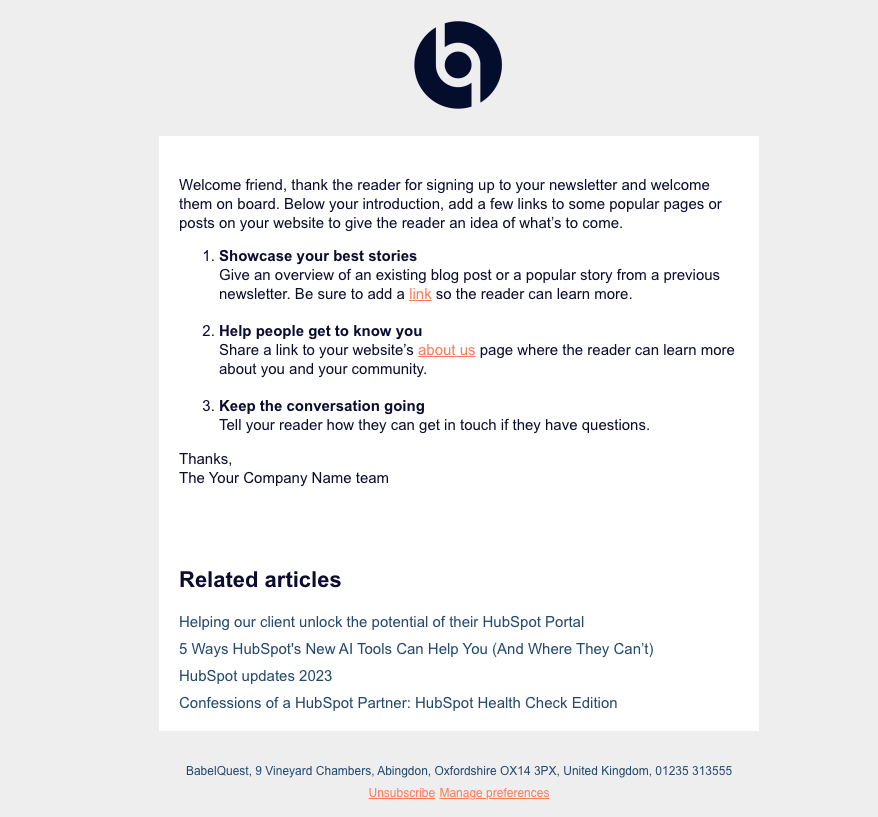 HubSpot Marketing: How to create a ‘Related Content’ email module