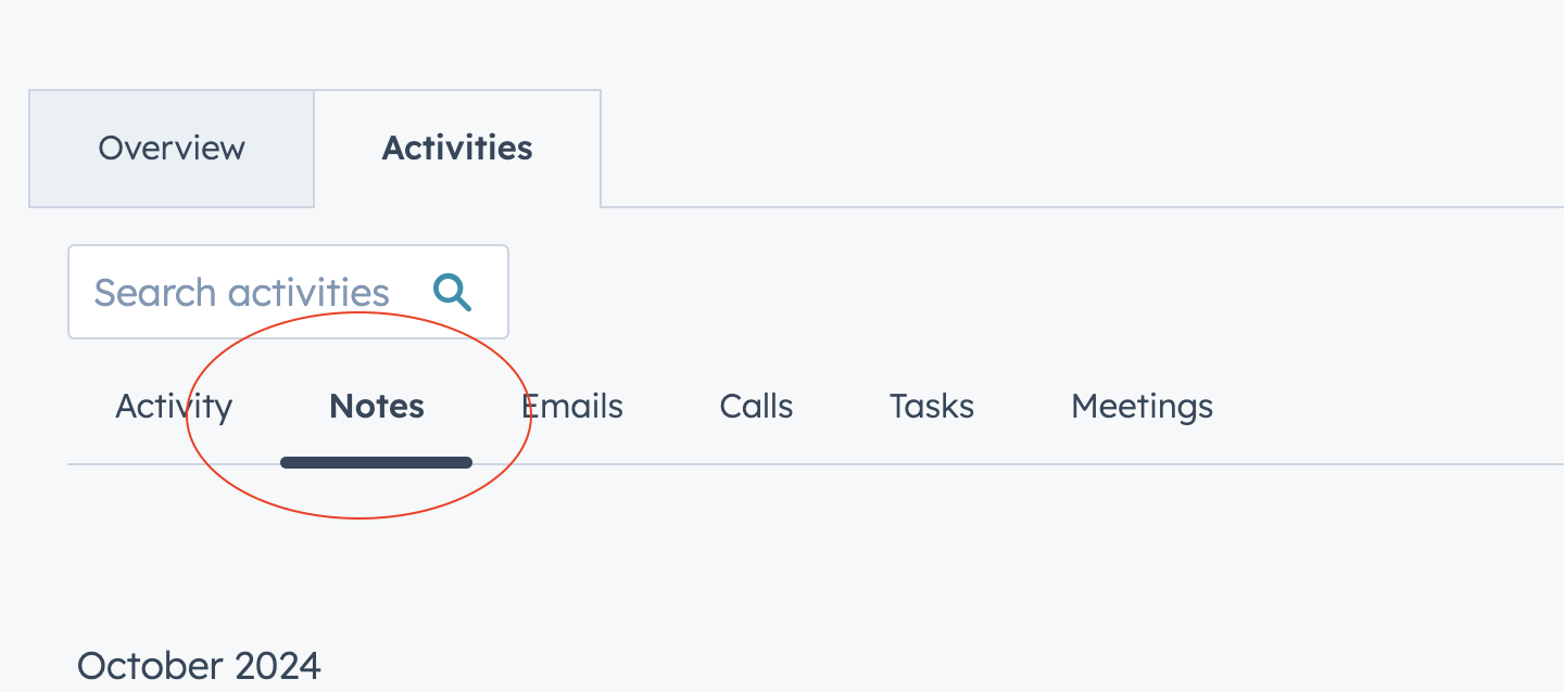 How to Collate all Notes into One Card on a CRM Record