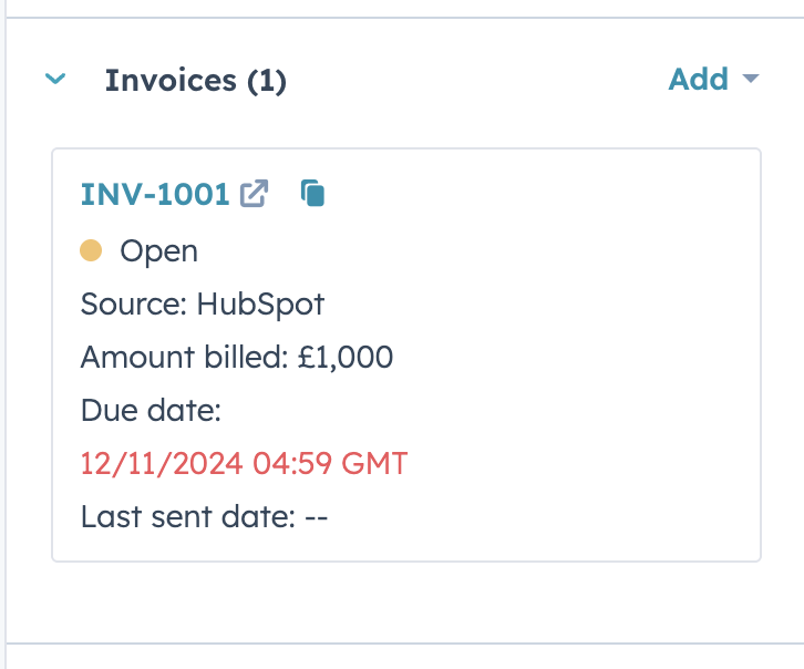 Add extra context about Invoice data to CRM records via a single-object ...